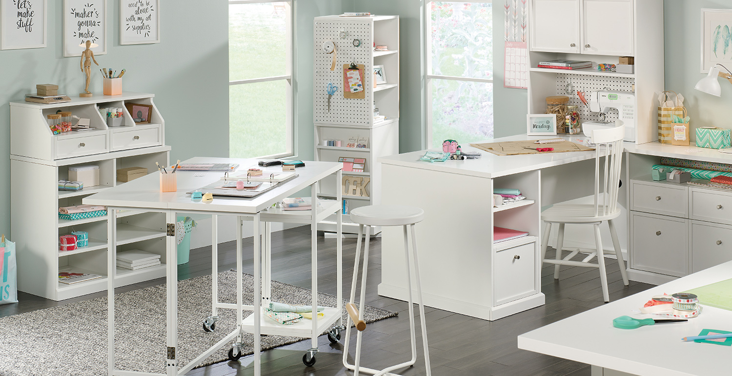 Craft Pro Series: Craft Room Workspace and Storage Furniture – Sauder ...