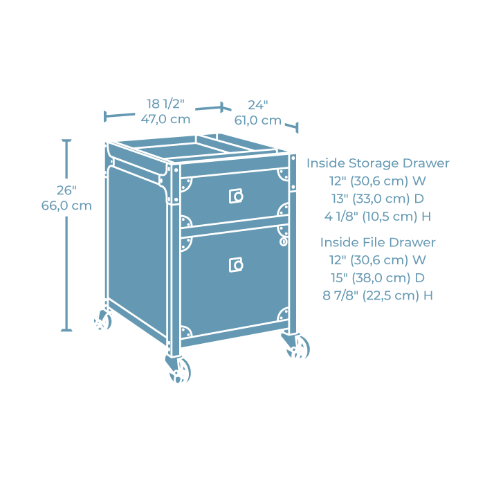 Foundry Road 2-Drawer File Cabinet Carbon Oak (428163) – Sauder