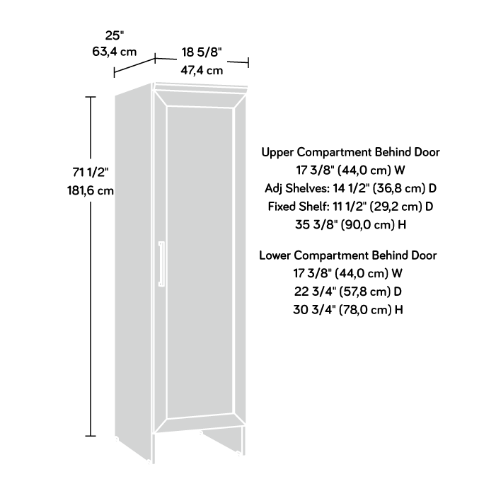 HomePlus BotStop™ Robot Vacuum Storage Cabinet White (437397) – Sauder