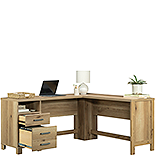 Living Room & Bedroom Furniture in Timber Oak Finish – Sauder