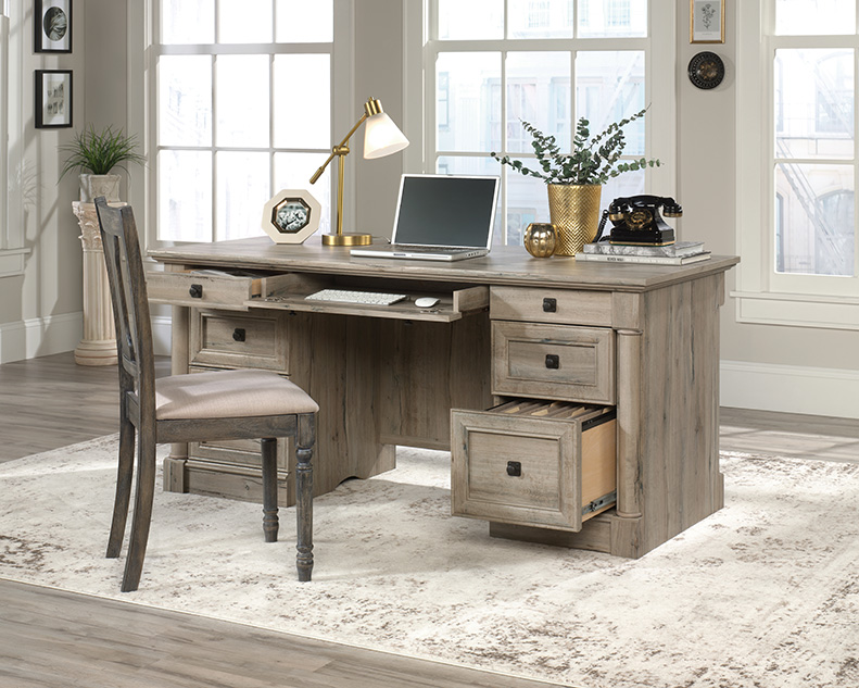 Sauder palladia executive desk store