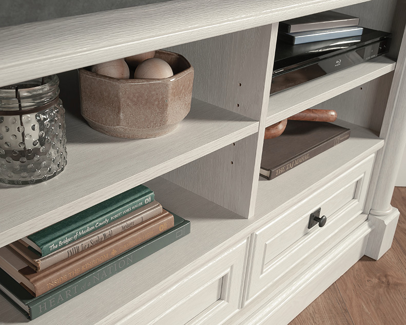 Sauder palladia corner entertainment credenza store