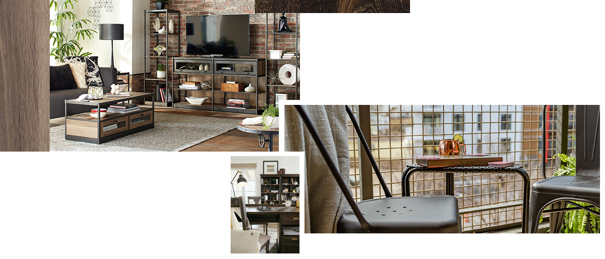 Industrial Style Furniture for Your Living Room & Office – Sauder